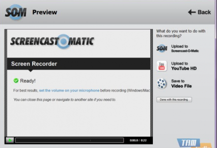 Screencast-O-Matic is een gratis screen recorder