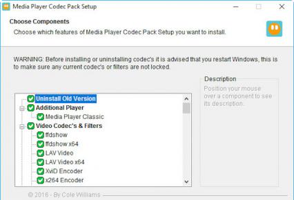 Media Player Codec Pack download | Windows - Downloaden.nl