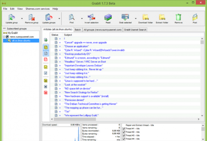 GrabIt Usenet Reader download | Windows - Downloaden.nl