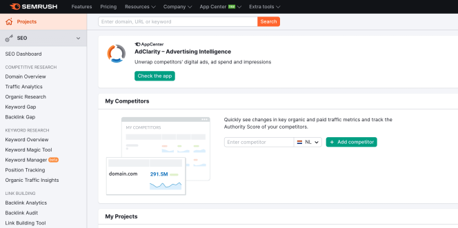 Semrush gratis proberen voor SEO? | Downloaden.nl