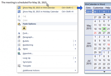 WinCalendar voor Windows - Gratis op Downloaden.nl
