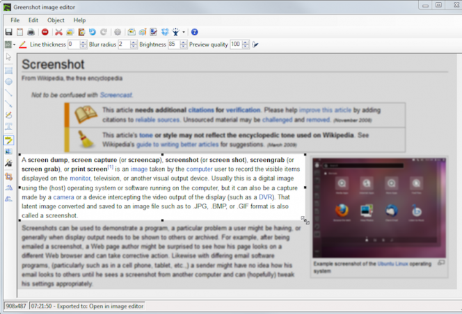 Greenshot voor Windows - Gratis downloaden via Downloaden.nl